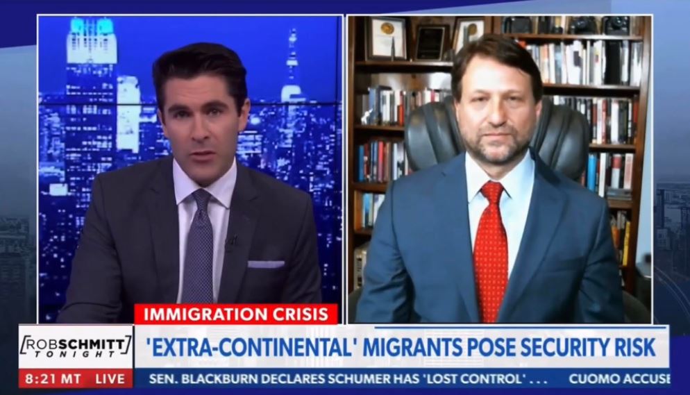 On Newsmax's Rob Schmitt Tonight Show Discussing Biden Border Crisis ...