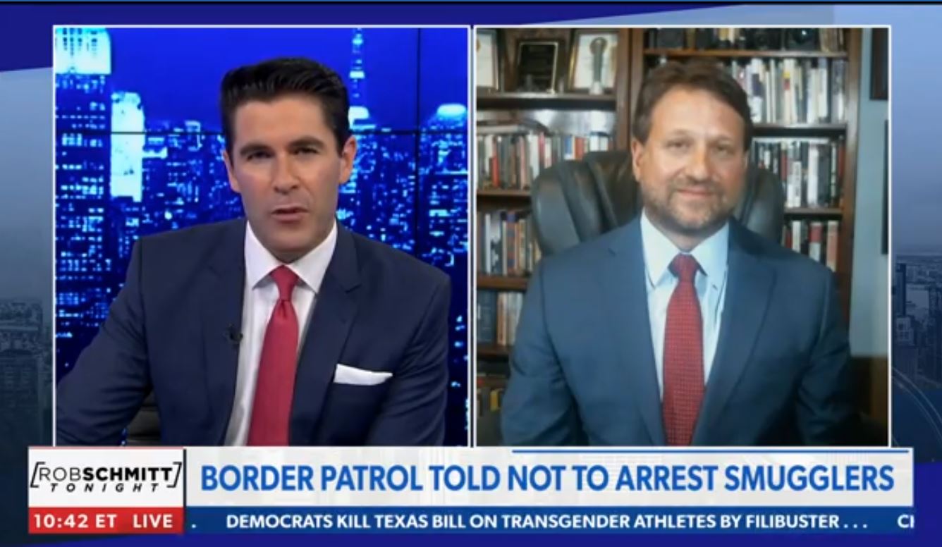 On Newsmax's Rob Schmidt Tonight Show Discussing: VP Harris's Nation ...