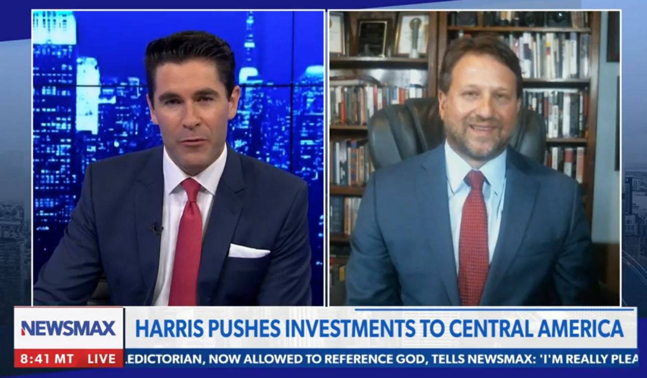 On Newsmax's Rob Schmidt Tonight Show Discussing: VP Harris's Nation ...